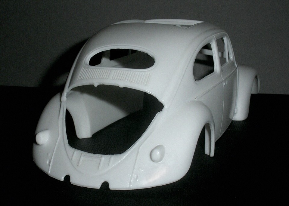 1957 VW OVAL WINDOW RESIN CONVERSION KIT for 1/24 TAMIYA 1966 VW KITS ...