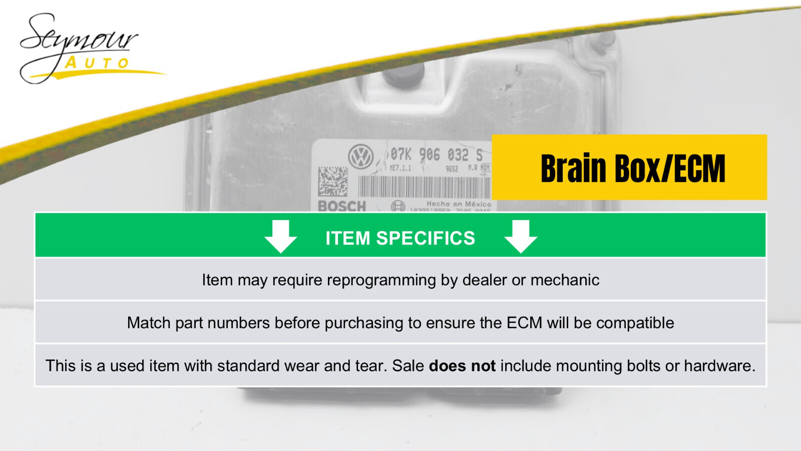 Engine ECM Electronic Control Module 3 Speed Fits 01-02 PRIZM 732811 | eBay