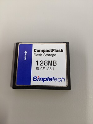SimpleTech Digital Media 128MB CompactFlash Memory Card | eBay