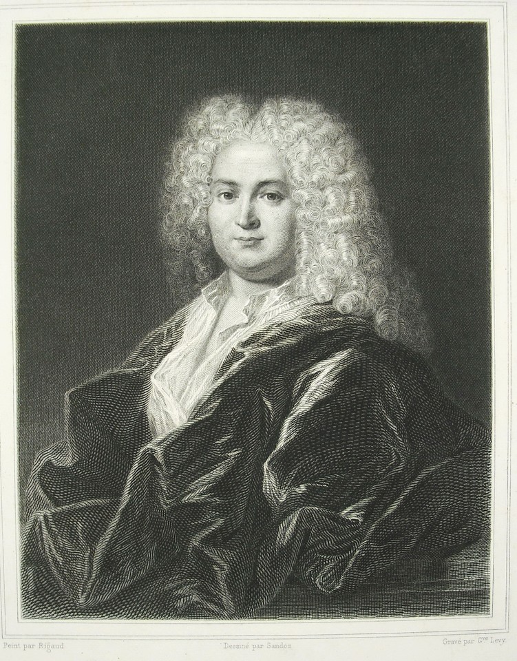 Edelinck painted by Rigaud drawn by Sandoz engraved by Gustave Levy ...