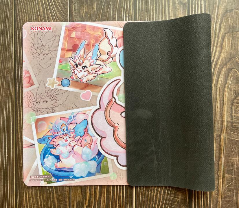 WVICM Playmat Purrely TCG CCG Playing Pad Trading Card Game Mat Mouse ...