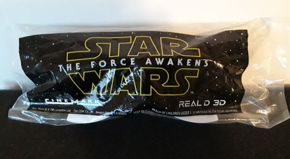 Star Wars The Force Awakens Real D 3D Cinemark Glasses New Sealed | eBay