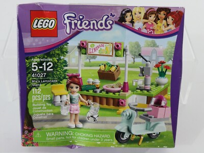Lego Friends Mias Lemonade Stand Partly Built Set 41027 W/ Box ...