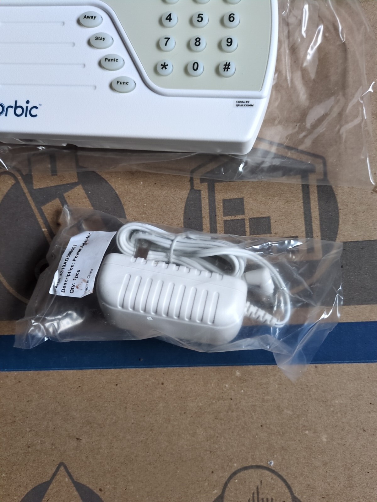 Home Office Security Main Control Panel + 1 Orbic Motion Sensor Starter ...