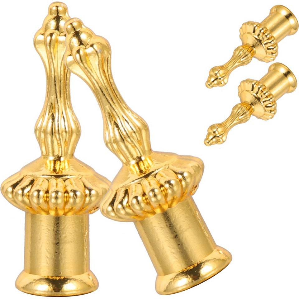 4 Pcs Lamp Finials Decorative for Lamps Harp Lampshade Decoration ...