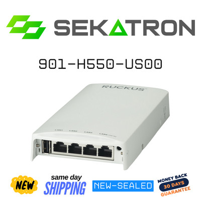 ♻️ NEW Ruckus 901-H550-US00 Wall-Mount Wi-Fi 6 Access Point ⚡Fast ...