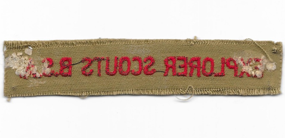 Explorer Scouts B.S.A. Uniform Program Strip Heavyweight Boy Scout of ...