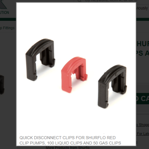 QUICK DISCONNECT CLIPS FOR SHURFLO RED CLIP PUMPS # 94-359-50 | eBay