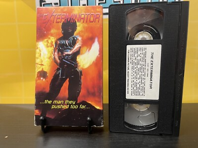 The Exterminator VHS Action Horror Robert Ginty Christopher George ...