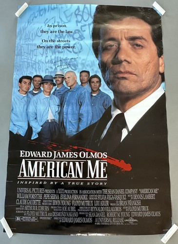 Signed! Danny De La Paz (Puppet) American Me 1992 27x40 Movie Poster Original | eBay