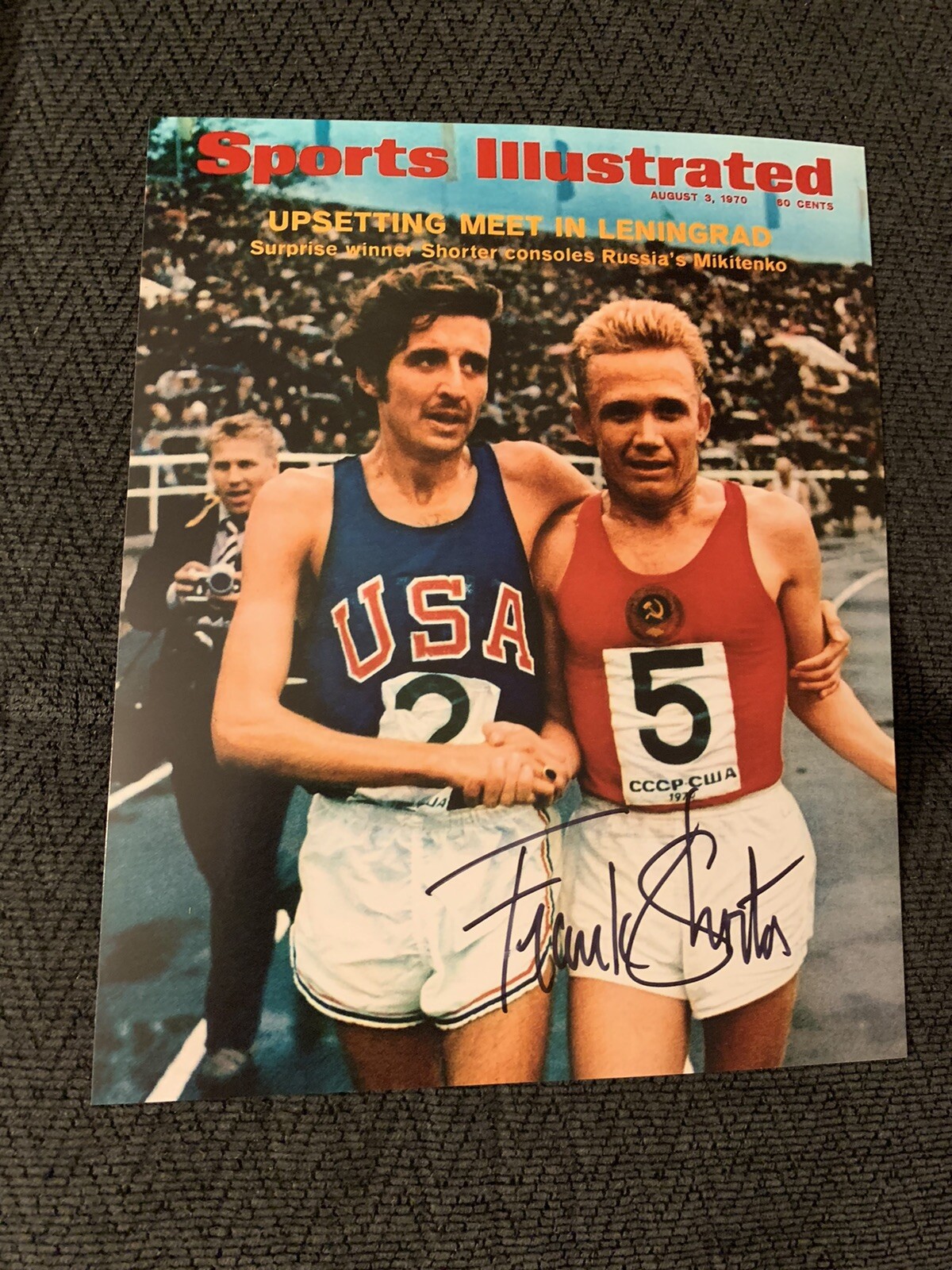 Frank Shorter Signed 8 X 10 Photo Marathon Running Legend Olympics | eBay