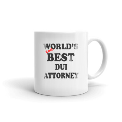 World's 2nd Best DUI Attorney Coffee Tea Ceramic Printed Mug Gift for ...