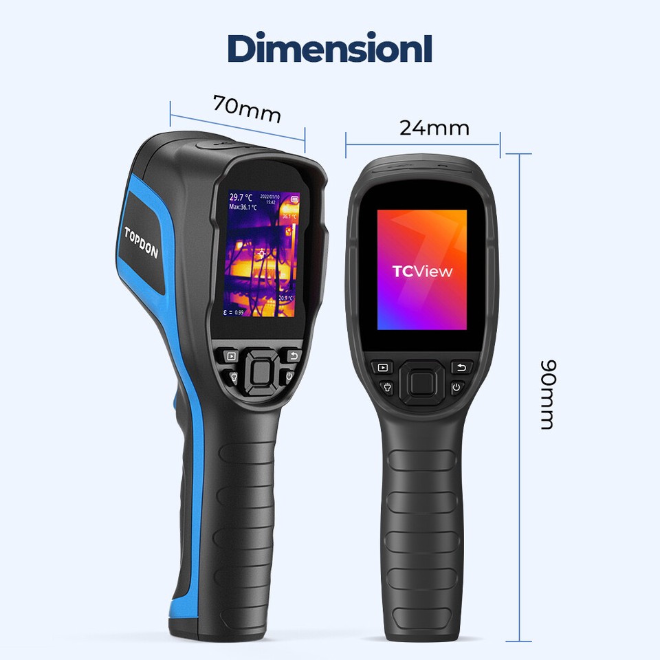 TOPDON 256x192 Pixels Thermal Camera Handheld Infrared Thermal Imaging ...