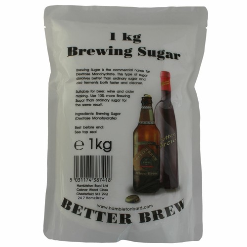3kgs Brewer Sugar Dextrose for Homebrew Wine, Beer & Cider Making ...