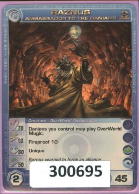 (300695) RAZNUS 70/10/80/50/45 (4 Max Stats) SUPER RARE FOIL Chaotic ...