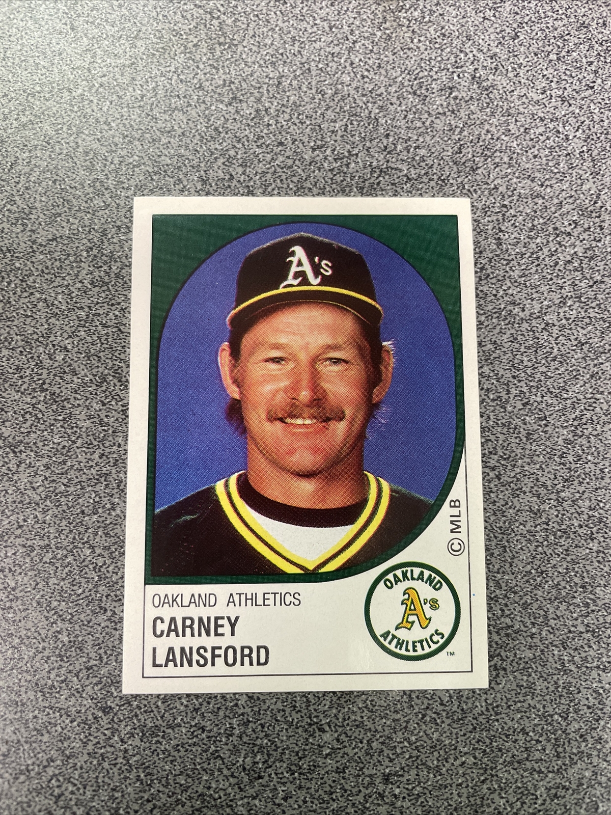 1988 Panini MLB Baseball Sticker Carney Lansford #169 Oakland A’s | eBay