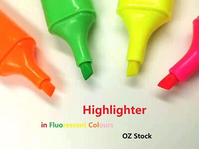 Highlighter Pen Fluorescent Colour Marker Key Note Highlighter Pens ...