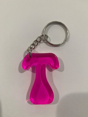 Letter T Key Chain Pendant Resin New | eBay