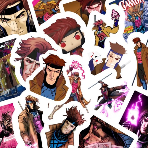 Gambit X-men Stickers 40 Pack Sticker Set Waterproof | eBay