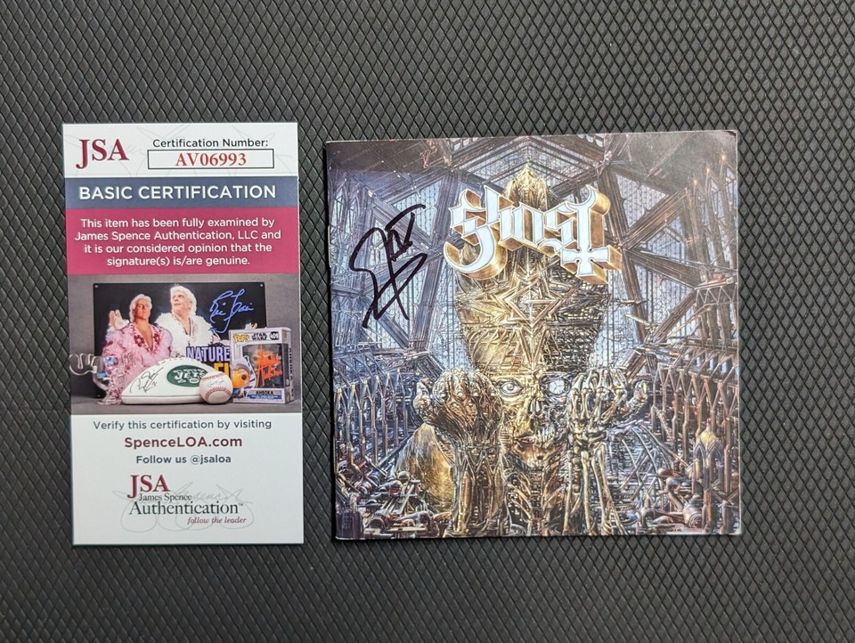 Ghost Signed Autographed Impera CD Booklet Tobias Forge Framed JSA COA ...