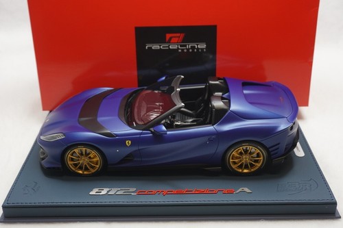 1/18 BBR FERRARI 812 COMPETIZIONE A TDF BLUE MATT/GOL BLUE DELUXE ...