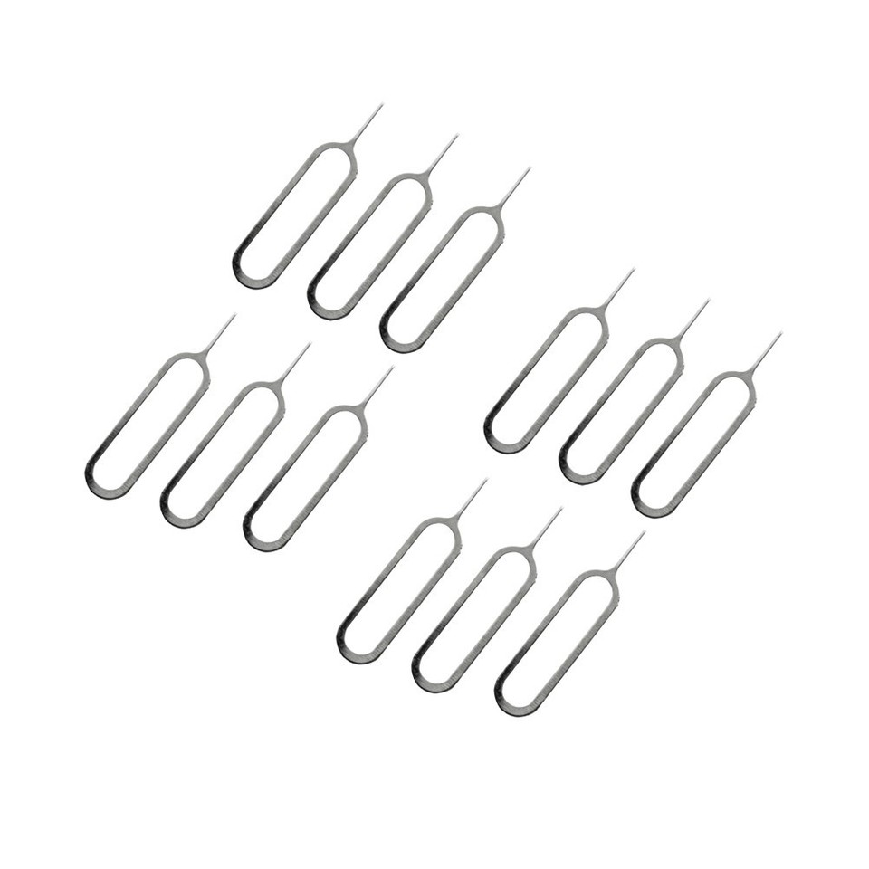 100 Pcs Sim Tray Remover Eject Pin Tool Cell Phone Card Removal Needle ...