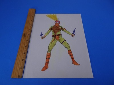 GI Joe Prototype Concept Original Artwork Cobra Operative Rare Vintage ...