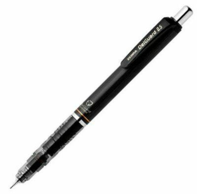 New ZEBRA Del Guard DelGuard System 0.5mm Mechanical Pencil P-MA85-BK ...