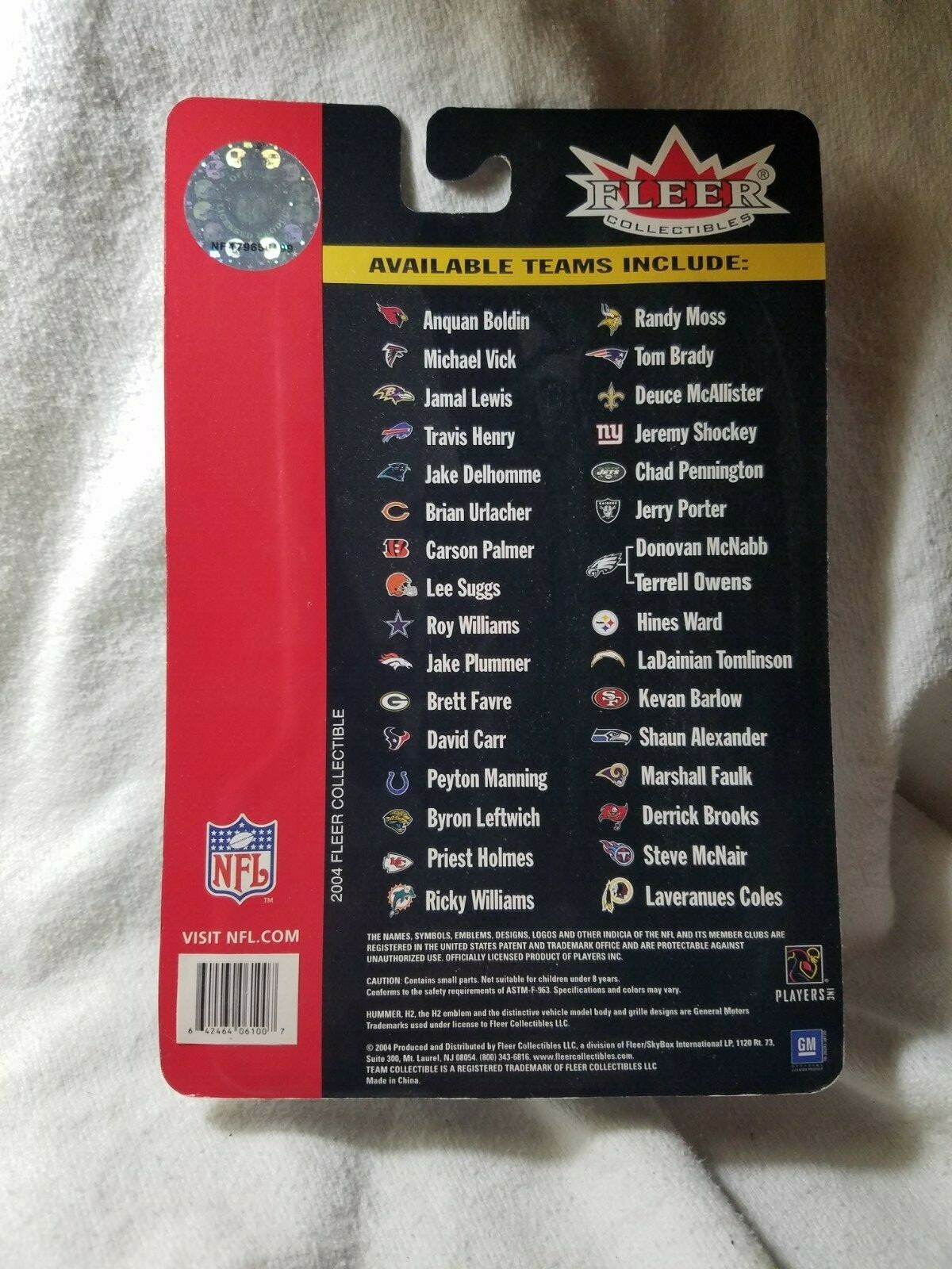 Tom Brady Fleer Collectible 2004 Hummer H2 With Trading Card for sale ...