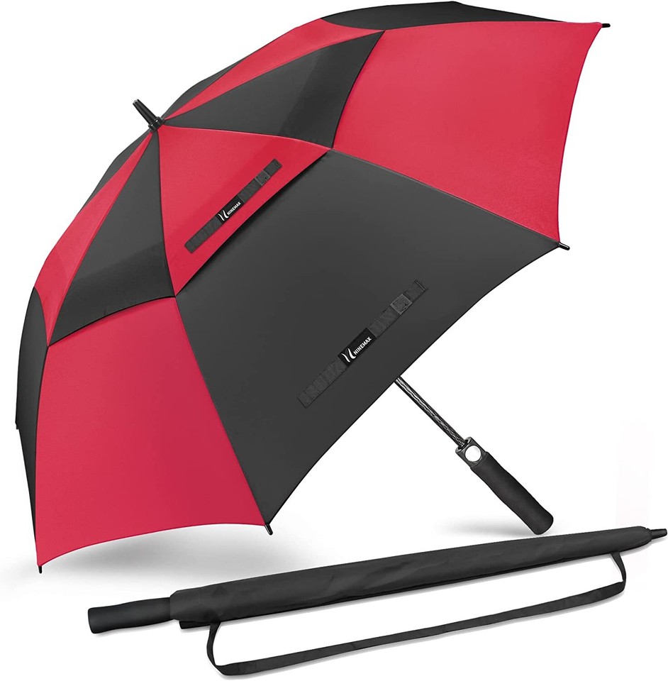 54/62/68 Inch Extra Large Oversized Golf Umbrella Heavy Duty Big Long ...
