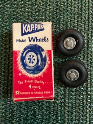 VTG NOS Kap-Pak No 427 Treaded Airplane Model 1-1/8” Wheels Tires ...