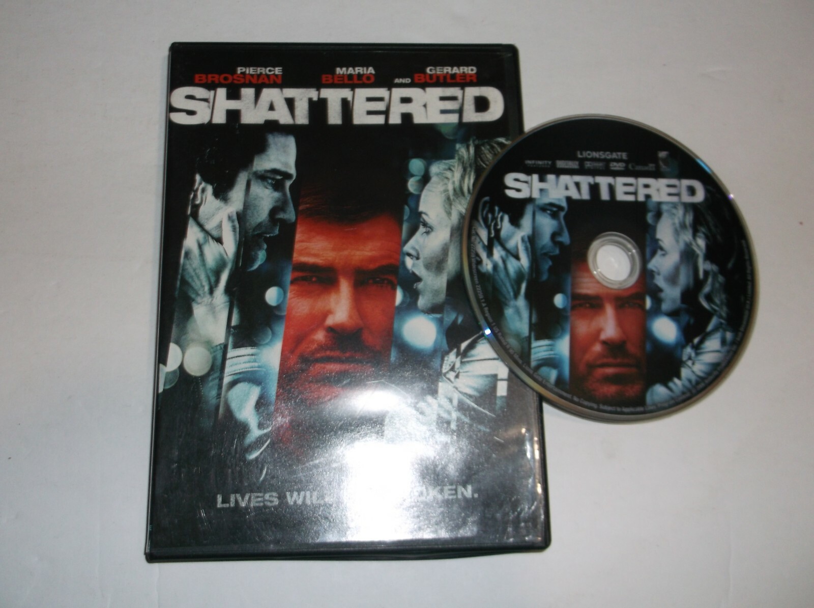 Shattered (DVD, 2007) Fran Walsh, Maria Bello, Gerard Butler, Claudette ...