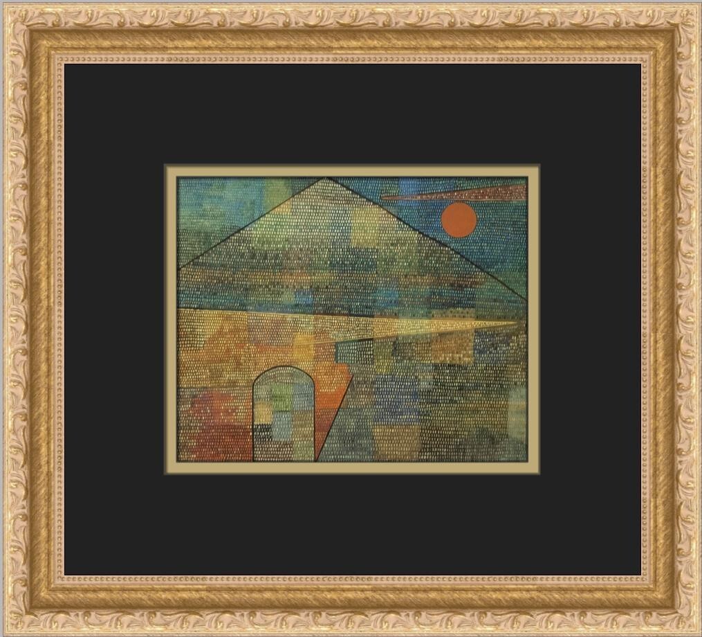 Paul Klee Ad Parnassum To The Parnassus By Paul Klee (1932) Wall Art