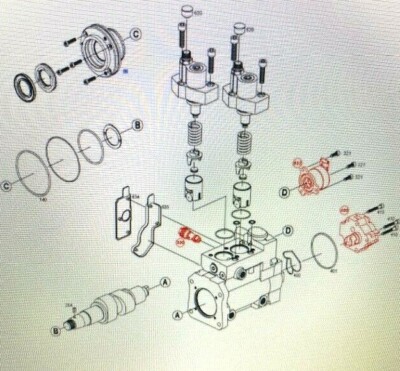 1x Bosch Kraftstoffpumpe Mercedes Actros MP4 0445020261 A4710900850 LkW ...