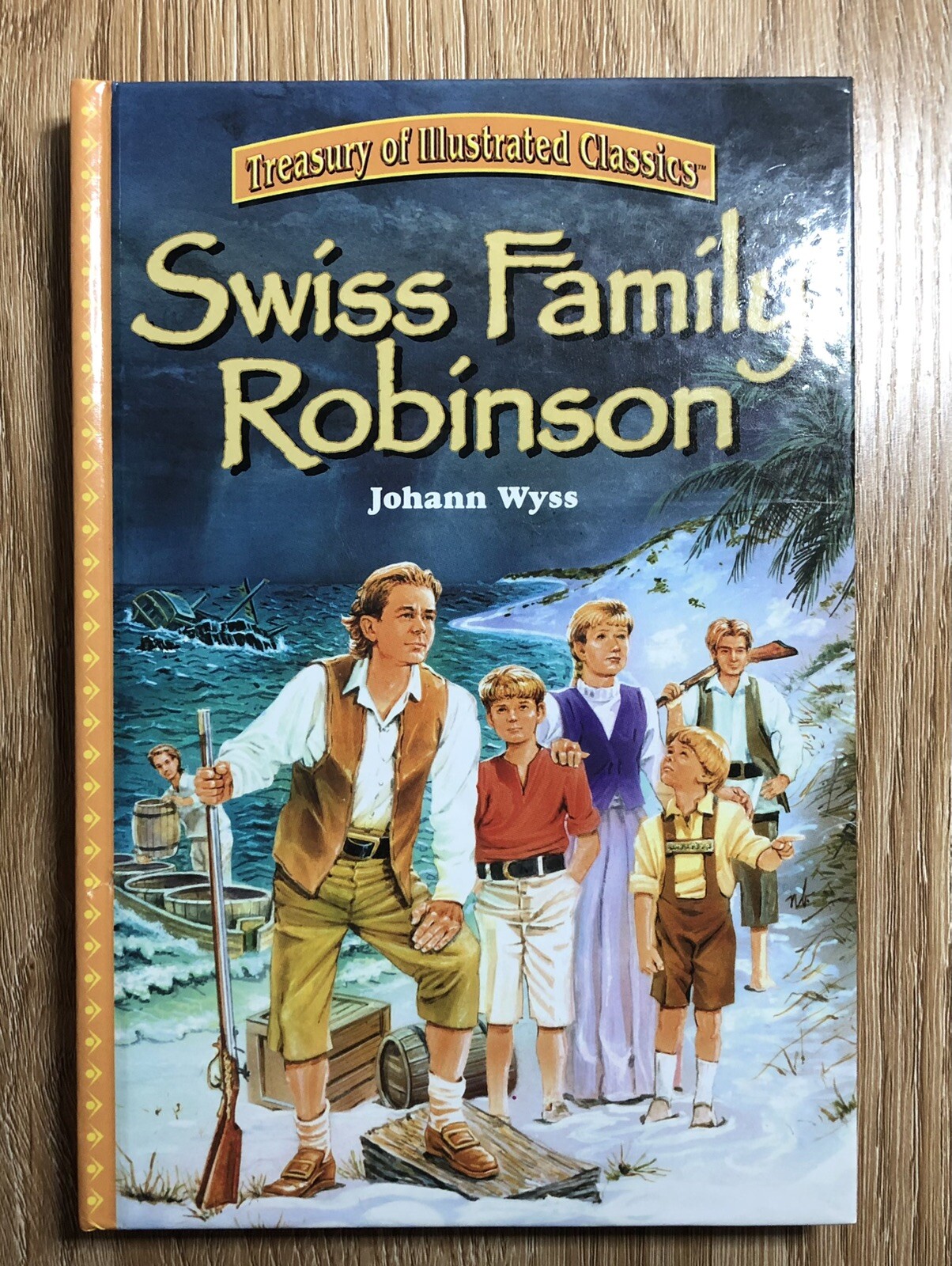 Swiss Family Robinson By Johann Wyss Treasury of Illustrated Classics ...