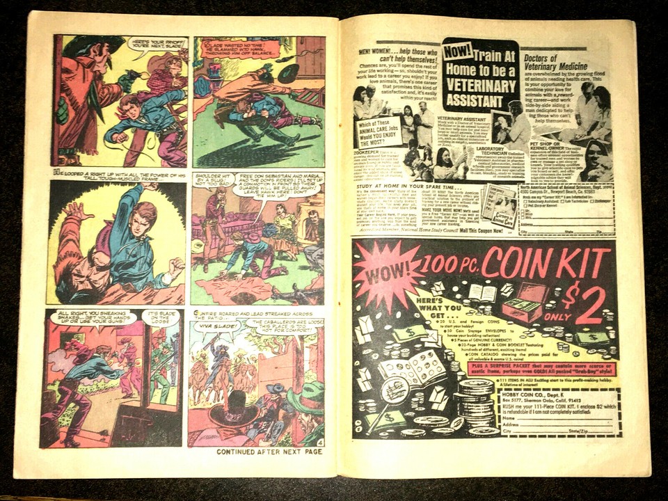 MARVEL Comic Book WESTERN GUNFIGHTERS Black Rider APACHE KID Matt 1973 ...