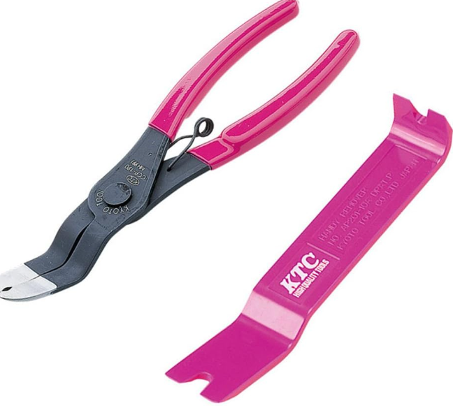 KTC CLIP CLAMP TOOL SET 2 PIECES ATP2012 AUTOMOTIVE TOOL PINK for sale ...