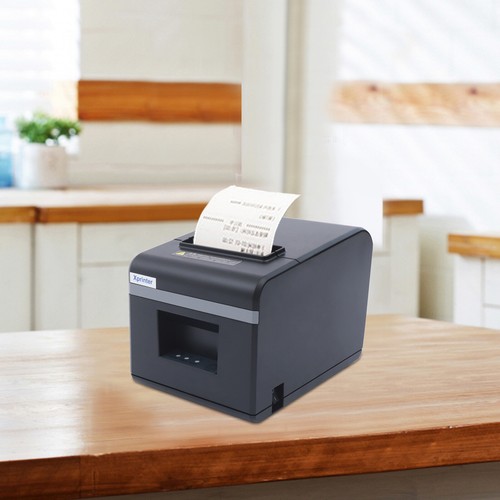80mm Thermal Receipt Printer POS Receipt Printer High Speed USB Auto ...