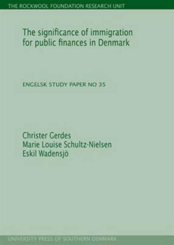 Study Paper Ser.: Significance of Immigration for Public Finances in ...