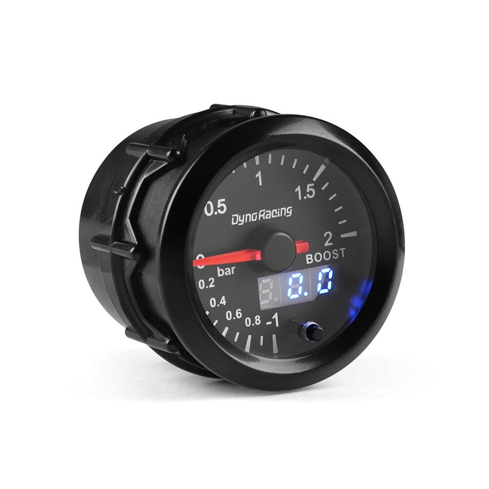 2" 52mm Digital & Pointer 7 Color LED Car Turbo Boost Meter Bar ...