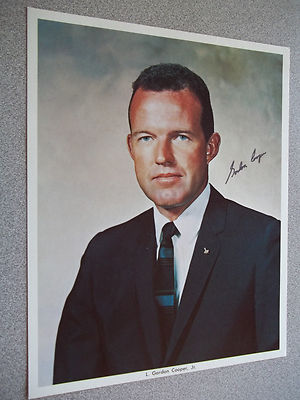 Gordon Cooper Autographed (Autopen) Vintage Portrait | eBay