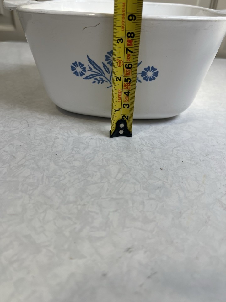 2x Pyrosil Corning Ware Blue Cornflower Casserole Dish 2.5 PT Pint ...