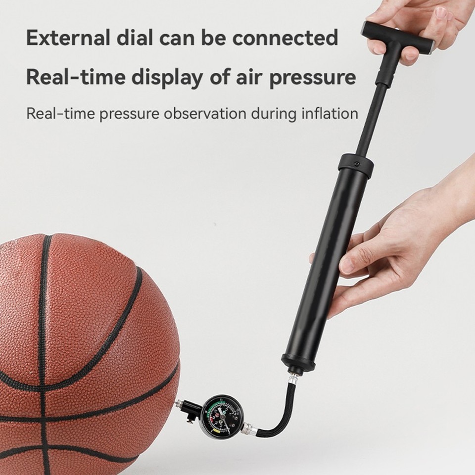 Pressure Gauge Pump for Soccer BasketbFor all VolleybFor all Inflating | eBay UK