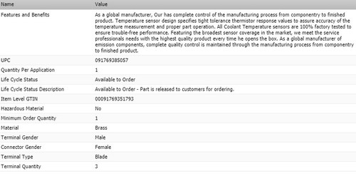 OEM Coolant Temperature Sensor for 2004-2005 SCION XB 1.5L | eBay