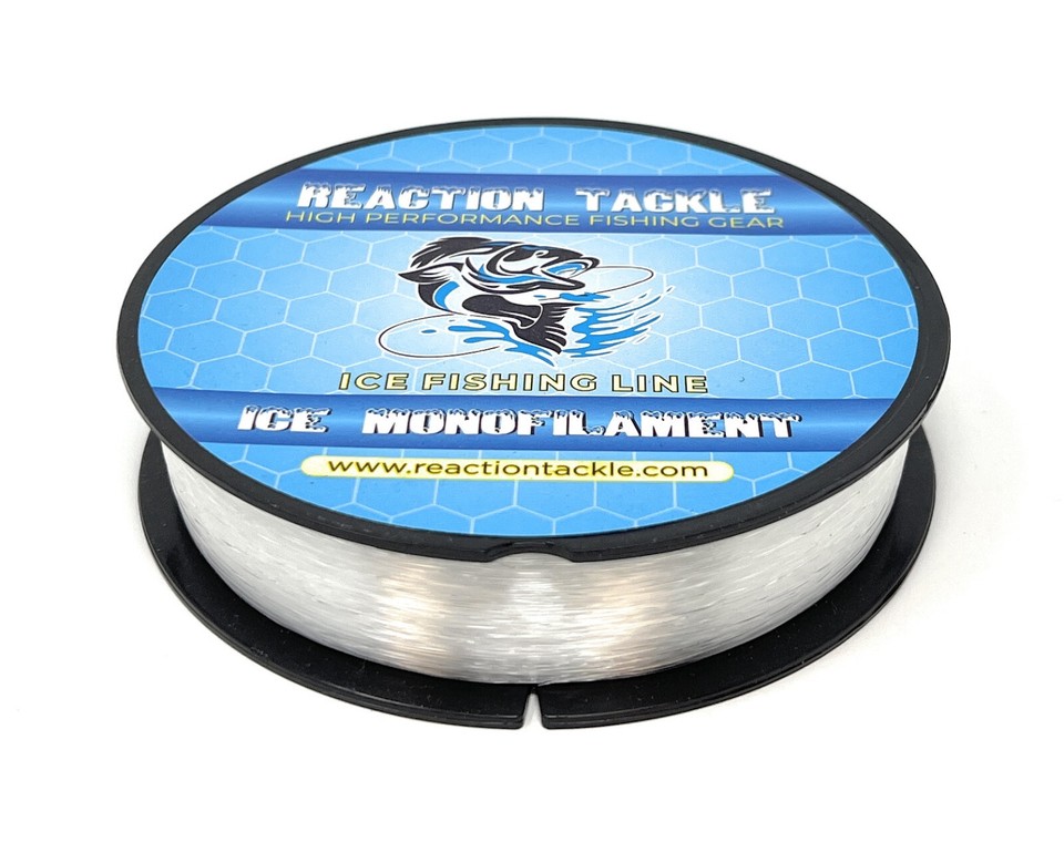 REACTION TACKLE Ice Monofilament Fishing Line- Tip Ups and Ice Fishing ...