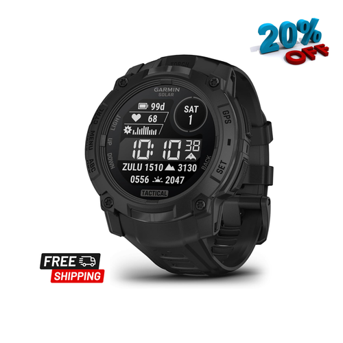 Instinct 3 Tactical Edition, 45mm, Solar Charged Display, GPS ...