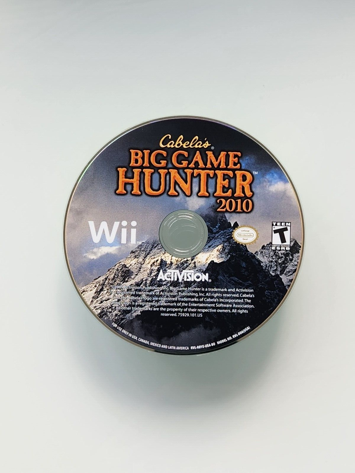 Cabelas Big Game Hunter 2010 - Nintendo Wii - Disc only | eBay