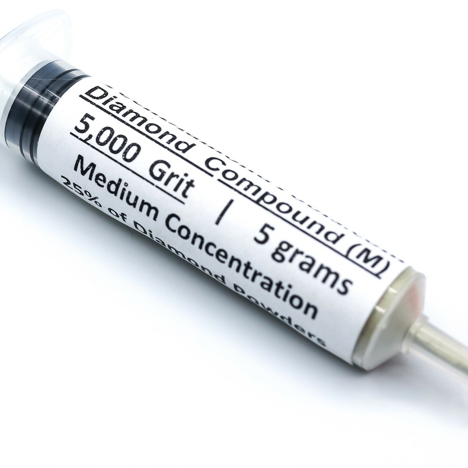 Diamond Paste Compound Polishing Lapidary 5 Gram 200.000 to 400 Grit (M ...