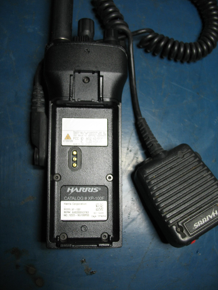 Harris UNITY XG-100P Multi Band P25 Digital Portable Radio Trunking AES ...