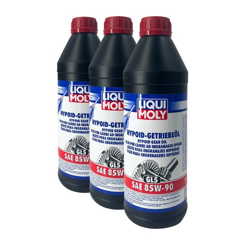LIQUI MOLY Hypoid-Getriebeöl GL5 SAE 85W-90 MB 235.0,MIL-L-2105D,3x1 ...